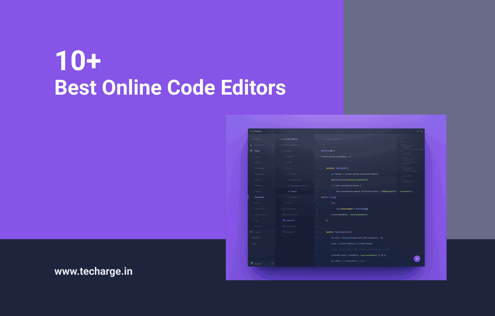 Best Online Code Editors For Web Developers TECHARGE