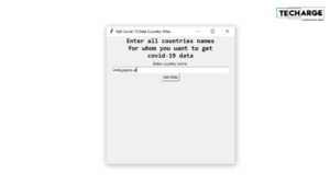 Covid 19 Tracker Application Using Python Techarge