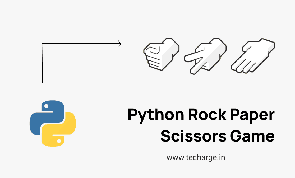 Python Rock Paper Scissors Game TECHARGE